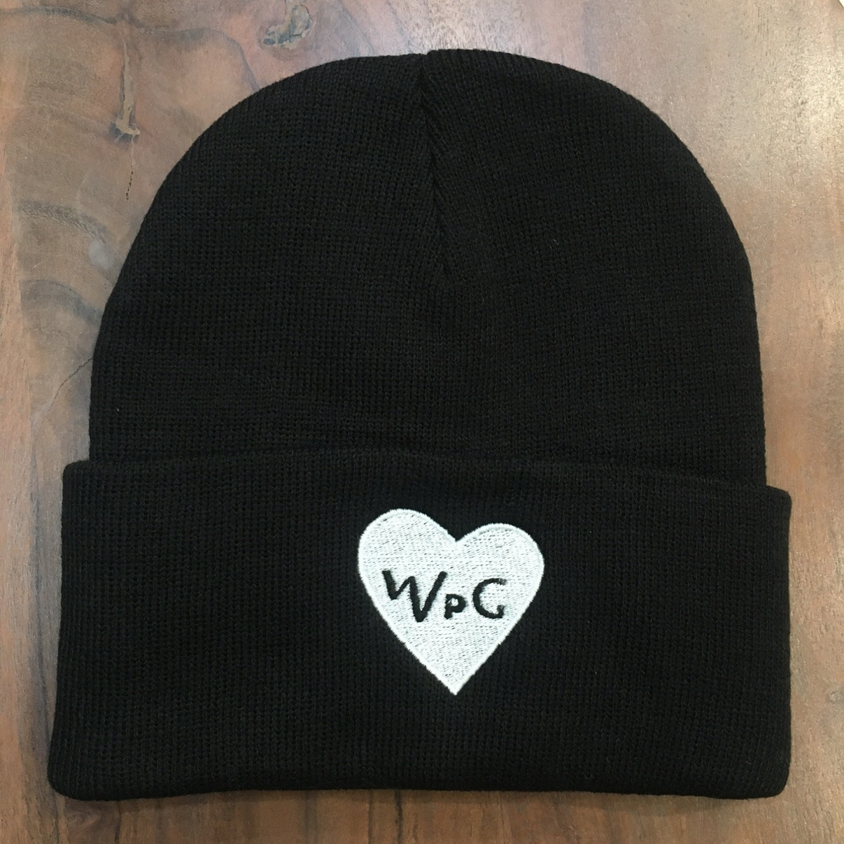 WPG Heart Toque | White on Black – House of Local